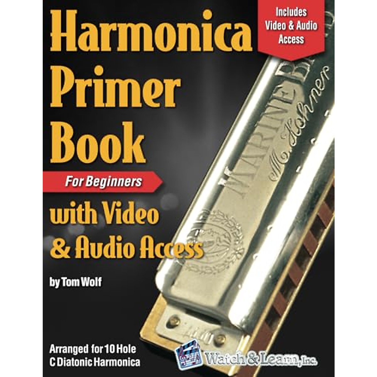 Harmonica Primer Book for Beginners with Video and Audio Access