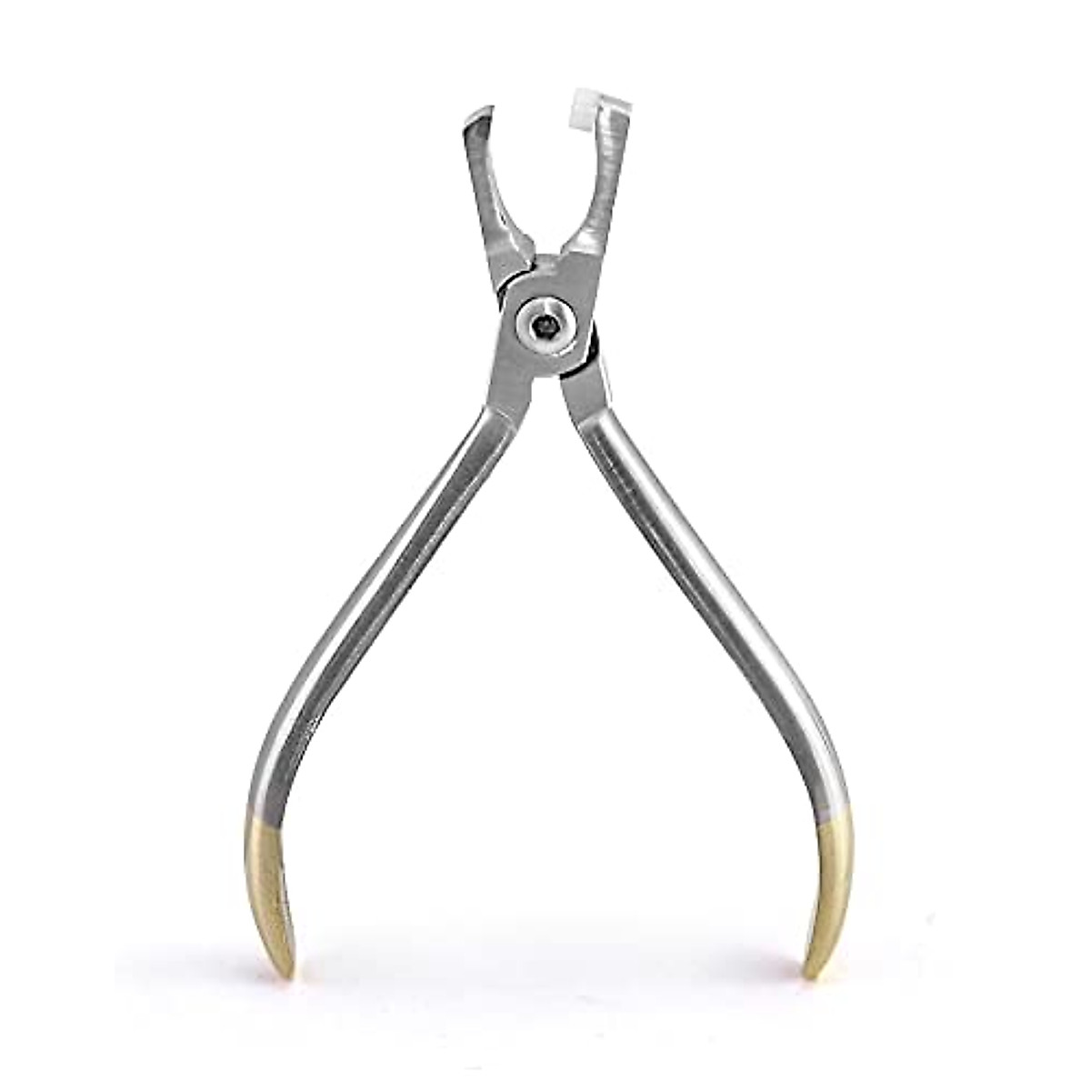 QWORK Orthodontic Bracket Removing Pliers, Stainless Steel Molar Band Remover, Forceps Dental Surgical Instrument Bracket Tools, Used for Bracket, Bands, Wire