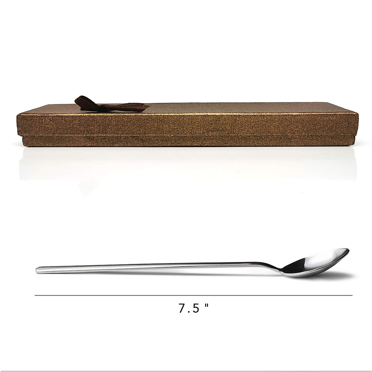 Funny Spoonful of Happiness Spoon Engraved Stainless Steel for Women Men – Coffee Tea Soup Dessert Spoon Gift for Wife Husband Couples Friends - Motivational Gifts for Birthday/Valentine/Christmas