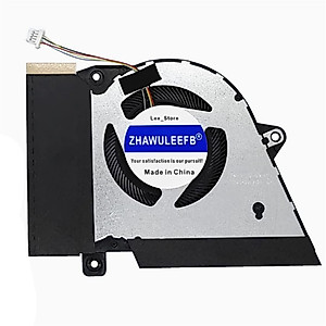ZHAWULEEFB Replacement New Laptop CPU+GPU Cooling Fan for ASUS Rog Zephyrus G14 GA401I GA401IV ‎GA401IH-BR7N2BL Series DFSCK22115181H FMBC DFSCK22105182H FMBB DC12V 1A Fan