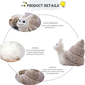 CHELEI2019 7" Plush Snail Stuffed Animal,Cute Soft Sleeping Snail Plush Toy Gifts for Kids