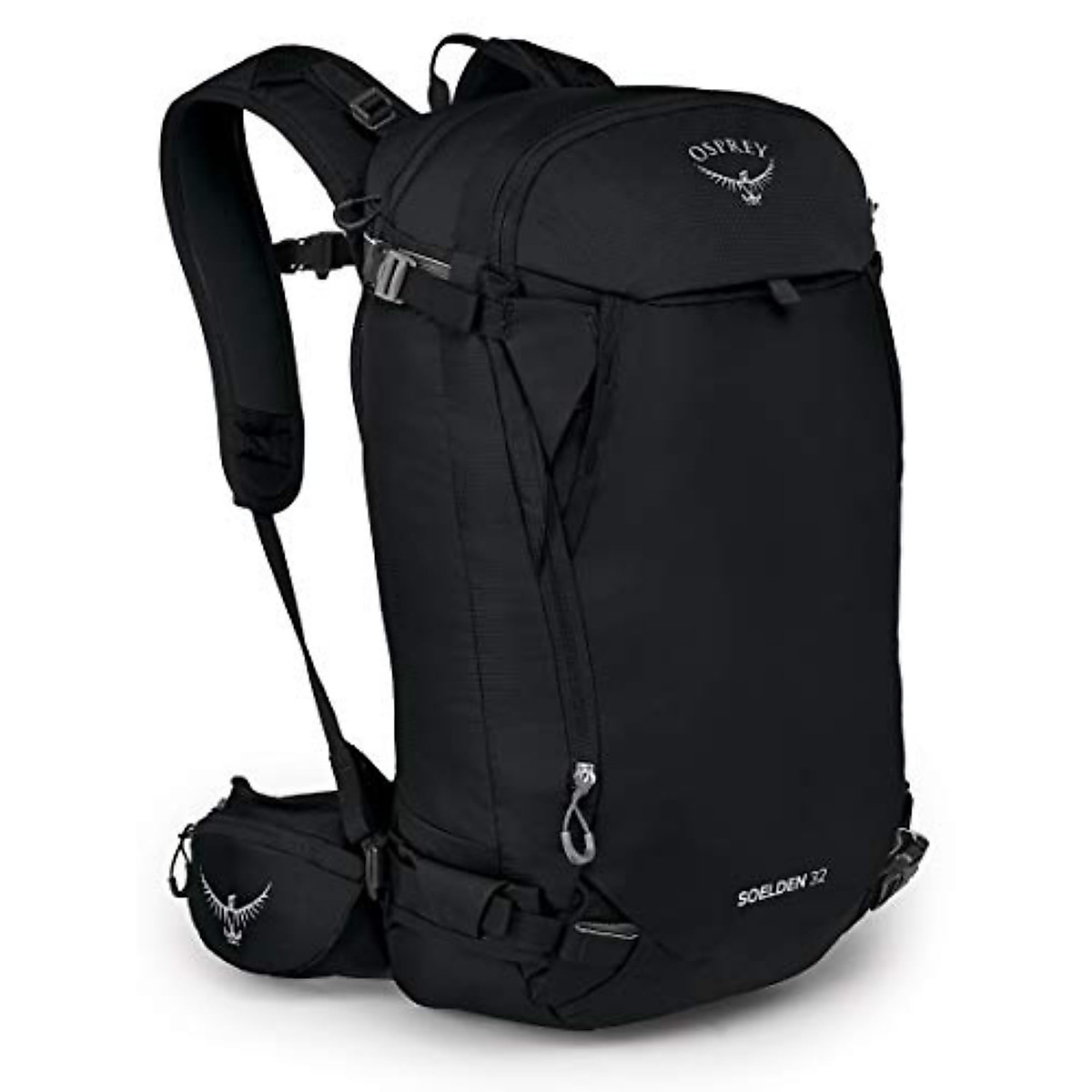 Osprey Soelden 32 Men's Ski Backpack, Black, Black, One Size