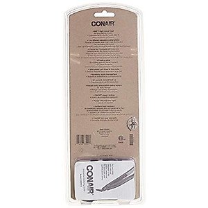 Conair Instant Heat Ceramic Flat Iron, 1 Inch, Black