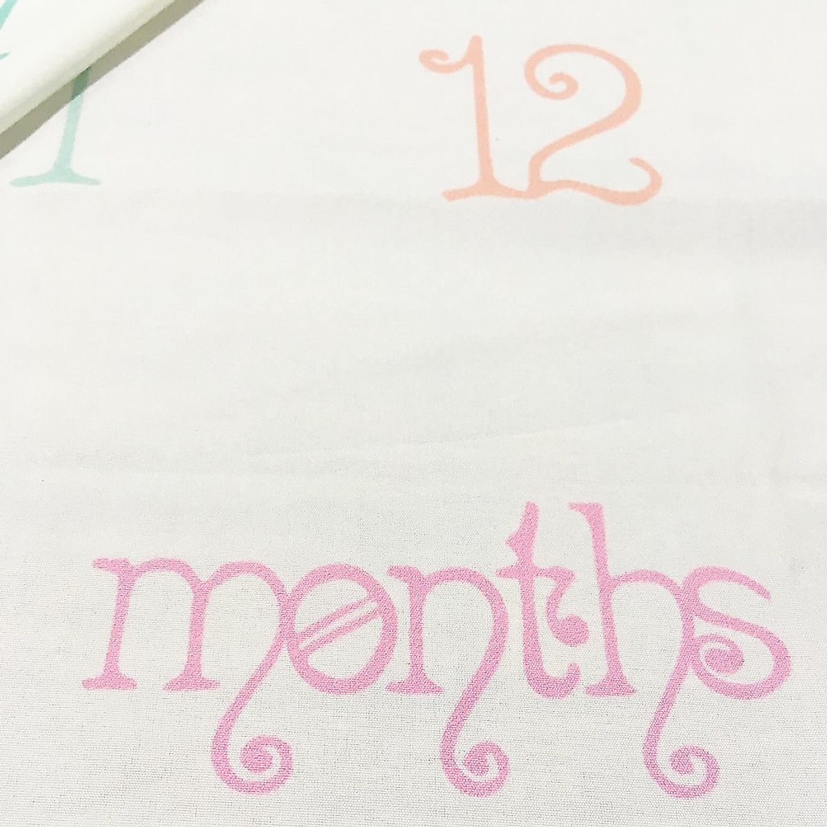 Kicpot Baby Milestone Blanket, Unicorn Baby Blanket with Two Garlands Weekly Or Monthly Newborn Photography Props Reuseable Soft and Warm Baby Tapestry Perfect Baby Shower Birthday 39.4x39.4 inch