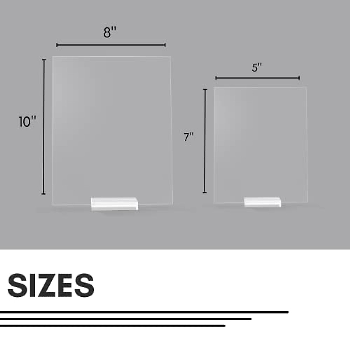 Sweet Carolina Collective Modern Acrylic Wedding Guestbook Sign - Please Sign Our Guestbook - with Acrylic or Wood Stand: 5" x 7" or 8" x 10" - Perfect for Wedding Table Decor & Reception Decor