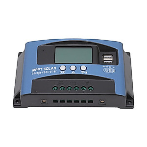 24-60V Solar Engergy System Controller, MPPT Controller, Renewable Energy System Controller with LCD Display for Home Industrial(80A)