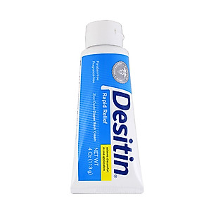 Desitin Daily Defense Baby Cream with Zinc Oxide to Treat, Relieve & Prevent Diaper Rash, Hypoallergenic, Dye, Phthalate & Paraben-Free, 4 Oz