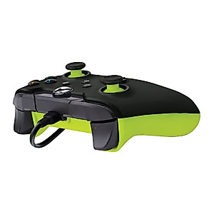 PDP Wired Xbox Game Controller - Licensed for Xbox Series X|S/Xbox One, Dual Vibration Gamepad, App Supported - Electric Black/Yellow (Amazon Exclusive)