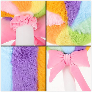 LUOZZY Candy Lollipop Shaped Plush Pillow Fake Candy Lollipop Pillow Cute Throw Cushion for Sofa Bedroom Living Room…