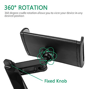 Geekria Car Headrest Mount, Angle Adjustable Headrest Mount Compatible with Nintendo Switch/Switch OLED/Switch Lite, Game Accessories Universal Holder for Car Backseat