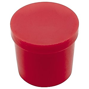 Caplugs 99394621 Plastic Type K Copper Tubing Plug. K-10, PE-LD, Cap OD 0.62" Plug ID 0.587", Red (Pack of 200)