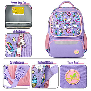 DZHJKIO Unicorn Kitty School Backpack for Girls & Boys, Large 16 Inches Casual Day Pack Cartoon Rucksack? (Unicorn Kitty) 1