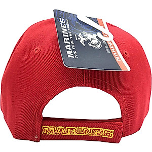US Marine Corps Official Licensed Embroidered Emblem Baseball Cap Hat (MARINES-2)