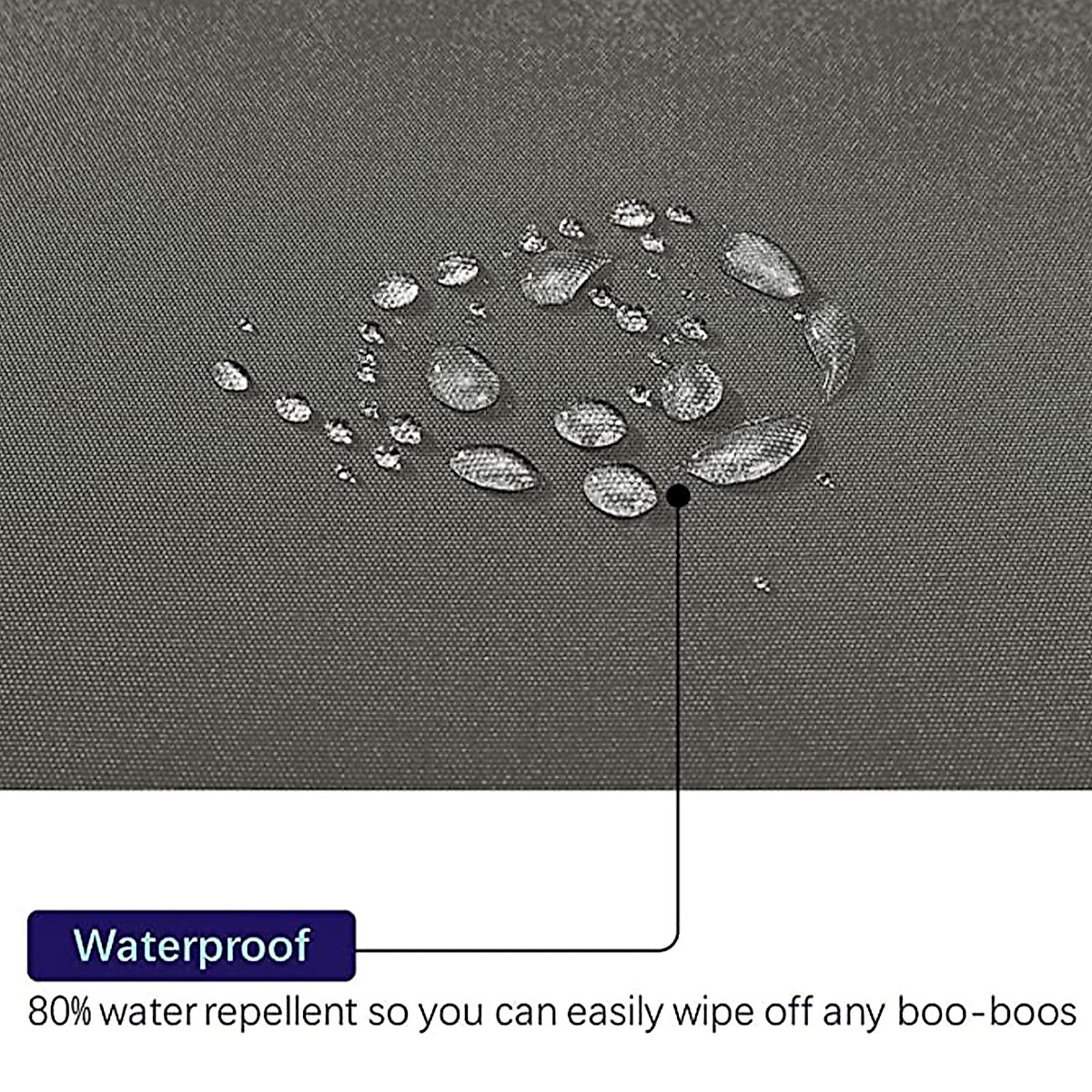 idee-home Outdoor Pillows for Patio Furniture, Outdoor Pillows Set of 2 with Inserts Included, Waterproof Outdoor Throw Pillow with Inners 18x18 inch Outside, Outdoor Decorative Pillow Cases