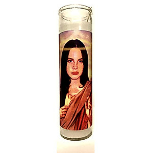 Lana Del Rey Celebrity Parody Devotional Prayer Candle