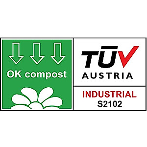 VestaEco Compostable Vacuum Seal Bags | Extend Freshness | Embossed | Certified Compostable | Reduce Waste | 8 x 12 Inches | 50 Vacuum Bags per Box