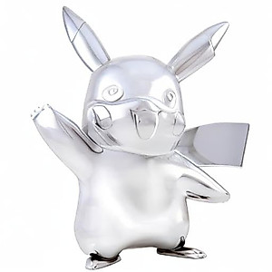 Pokémon 25th Celebration 3-inch Silver Pikachu #2 - Pokémon Figure - Pokémon Fan Must Have Toy - Officially Licensed 25th Anniversary Pokémon Product from Jazwares