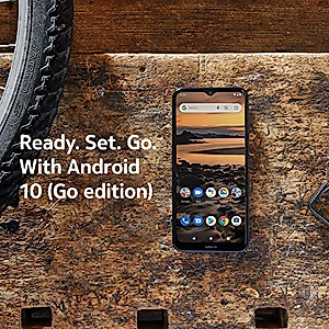 Nokia 1.4 | Android 10 (Go Edition) | Unlocked Smartphone | 2-Day Battery | Dual SIM | US Version| 2/32GB | 6.51-Inch Screen | Charcoal