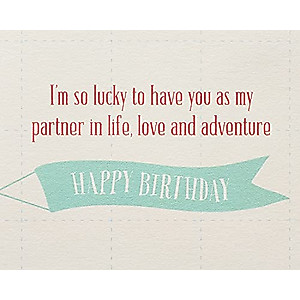 Papyrus Birthday Card for Husband (Partner in Life)