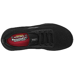 Skechers womens Slip Athletic Styling Health Care Professional Shoe, Black, 7 Wide US