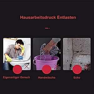 Handheld Bidet Sprayer Head Stainless Steel Bathroom Bidet Spray Toilet Faucet Sprayer for Shower Bathroom Douche Shattaf Hygiene Toilet Cloth Diaper Cleaning (Black)