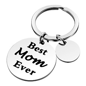 Mother’s Day Gifts, Mom Gifts from Daughter for Birthday, I'll Always Be Your Little Girl, You Will Always Be My World, Best Mom Ever Keychain for Mom Valentine’s Day Christmas Gifts