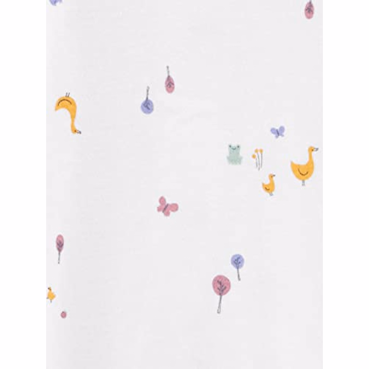 Simple Joys by Carter's Baby Girls' Cotton Sleep and Play, Pack of 2, Purple Polka Dot/White Ducks, 0-3 Months