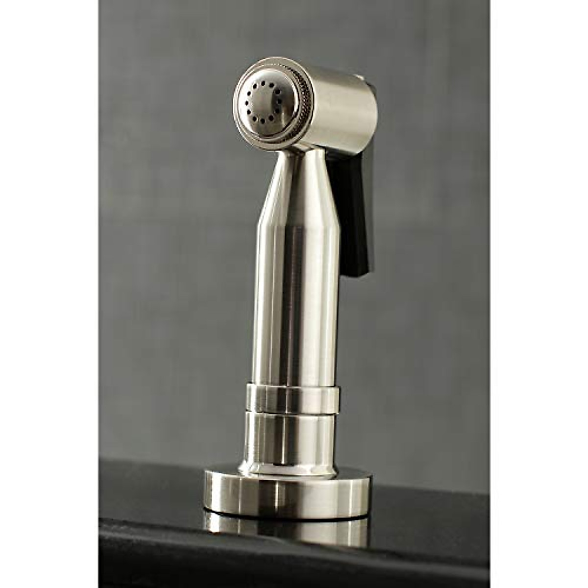 Kingston Brass KS8288DLBS Concord Bridge Kitchen Faucet, Brushed Nickel, 14 x 8.38 x 12.19