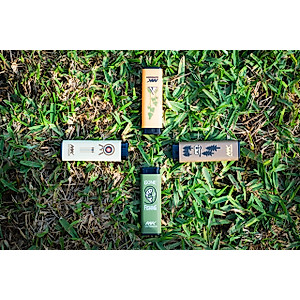 MK Lighter Outdoor Series Alpine Set 5-Pack Assorted Design Multipurpose Refillable, Windproof Flame, Slip Guard Candle & BBQ, Prepping & Camping Supplies, Survival Lighters (Explore)