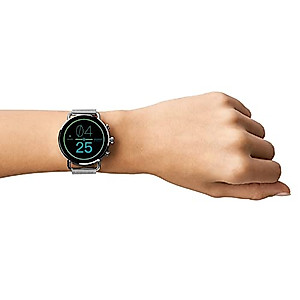 Skagen Falster Women's Gen 6 Stainless Steel Smartwatch Powered with Wear OS by Google with Speaker, Heart Rate, GPS, NFC, and Smartphone Notifications, Color: Silver (Model: SKT5300V)
