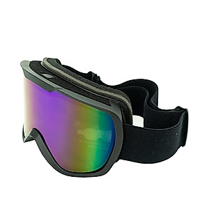 Feilx Ski Goggles, Ski Goggles with Ventilation Holes & Adjustable Elastic Band, Snow Goggles Anti-Fog Snowboarding Goggles for Men Women (Color : B)