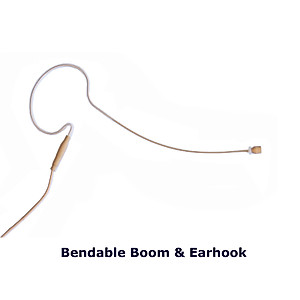 Av-jefe Vl630-h4p Tan Headset Microphone W/hiroshi 4 Pin for Audio Technica Wireless Microphone System