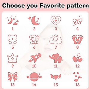 YBDLLE Personalized Baby Blankets with Child's Name, Custom Children's Blankets, Custom Newborn Blankets, Nursery Toddler Blankets, Personalized Baby Gift Blankets, Personalized Baby Swaddle Blankets