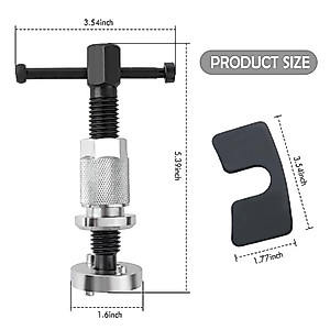 SSNNUU Brake Caliper Compression Tool,Right Hand Rear Brake Caliper Tool for Replacement Rear Brake Pad,Universal Automotive Tools Rear Caliper Piston Tool Compatible with Audi,Ford
