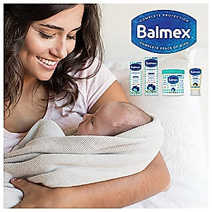 Balmex Complete Protection Baby Diaper Rash Cream with Zinc Oxide + Soothing Botanicals, 16 Oz, Pack of 2