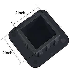 Antaa Truck Trailer Hitch Cover Tube Cap 2 (inch) Hitch Plug Compatible with Jeep Toyota Ford Benz Nissan