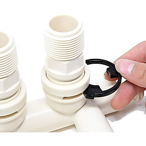 Water Softener O-Ring Seal Kit, 4 pcs (7337571, 7170288, STD302213, WS03X10025) w/Clip 1 pcs (7337563, WS60X10004, 1205500, 7116713, 1205500, 7116713) Compatible with Kenmore, GE, EcoPure, Sears