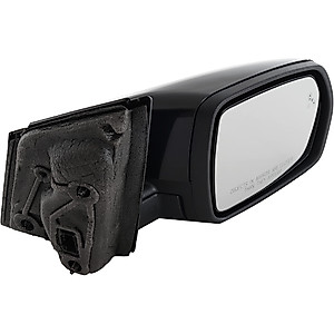 Kool Vue Passenger Side Power Heated Mirror for Ford Edge 2015-2023 With Signal Light, Blind Spot Light, Memory & Puddle Lamp Paintable Built From January 18 2017 & From May 3 2018