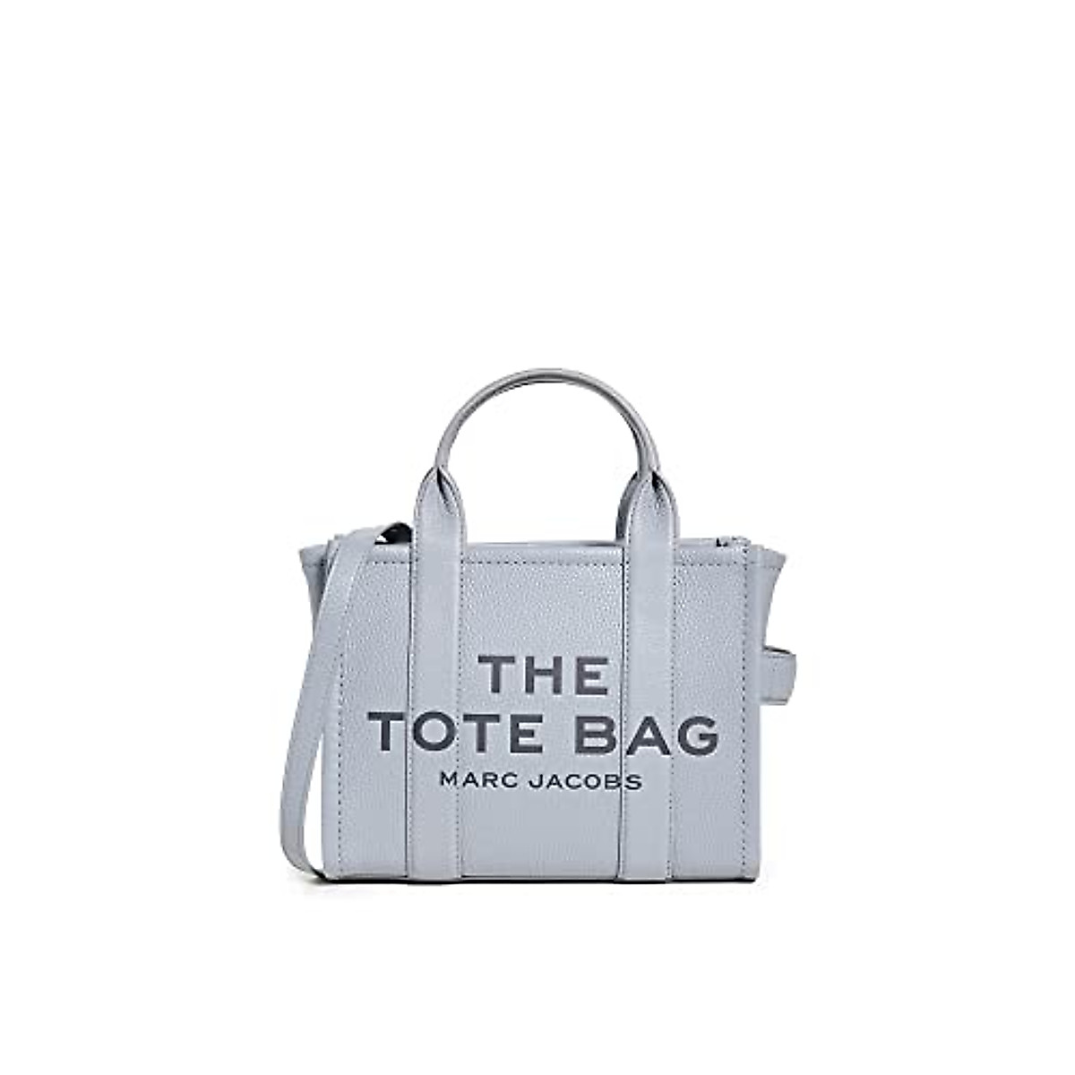 Marc Jacobs Women's The Mini Tote, WOLF GREY, Blue, Graphic, One Size