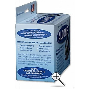 (3 Packs) Large Algone Aquarium Water Clarifier and Nitrate Remover