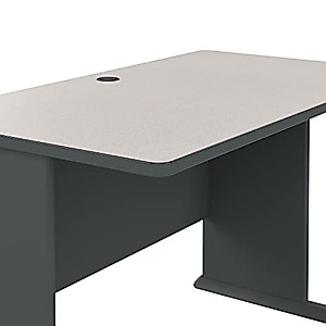 Bush Business Furniture WC8448A Series A 48W Desk in Slate and White Spectrum