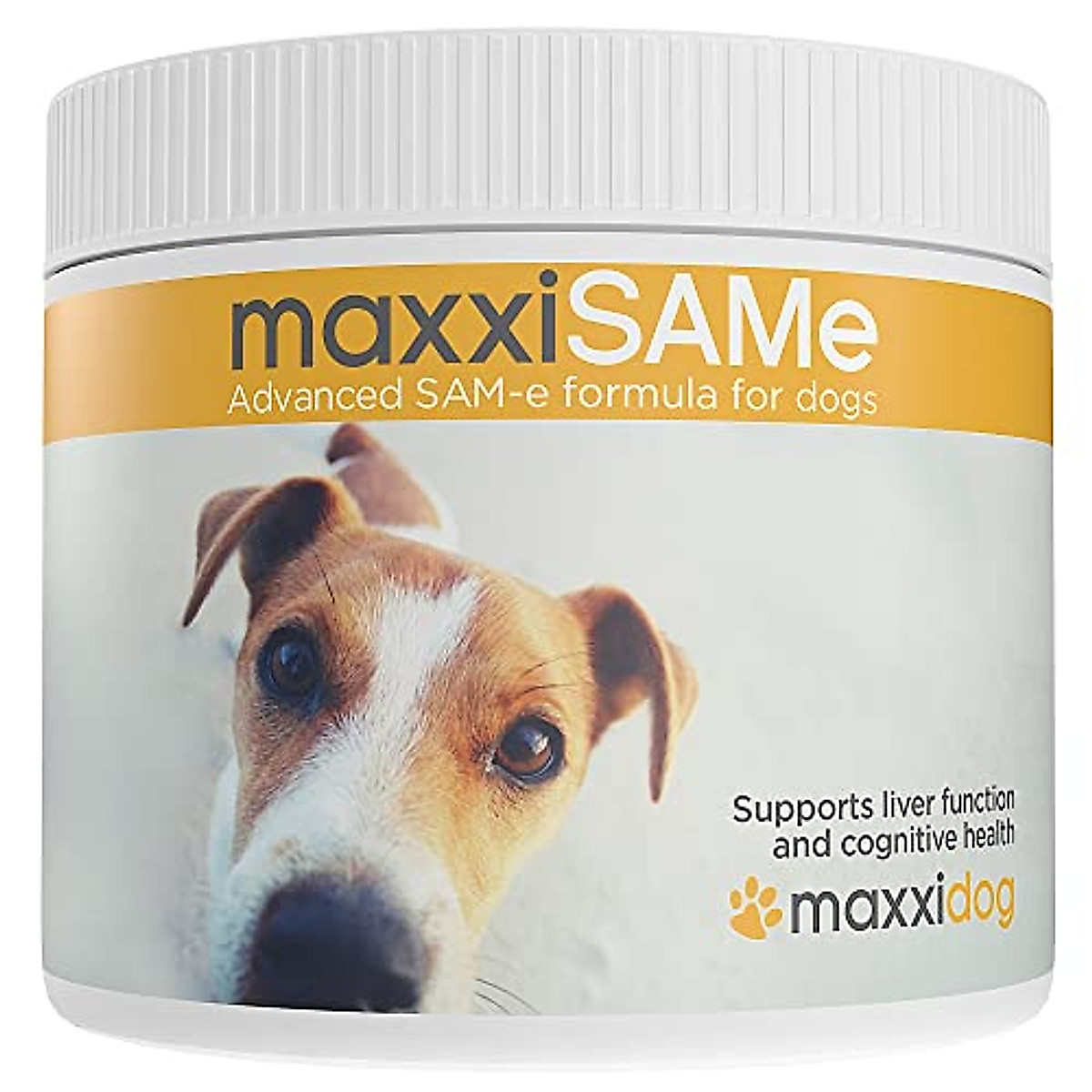 maxxipaws maxxiSAMe Sam-e Supplement for Dogs - Dog Liver and Cognitive Brain Support - Given with Food Powder 5.3 oz
