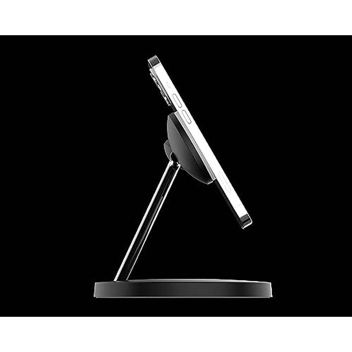 Belkin MagSafe 3-in-1 Wireless Charging Stand (Older 2021 Release) for Apple Watch, iPhone Series, AirPods - Black