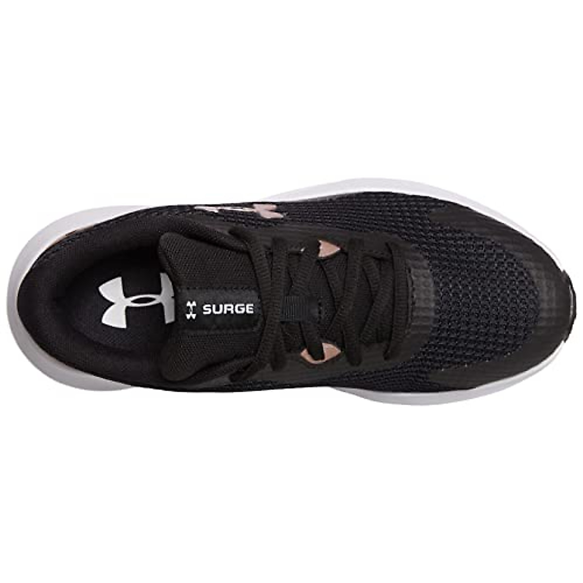 Under Armour Women's Surge 3 Sneaker, Black, 9