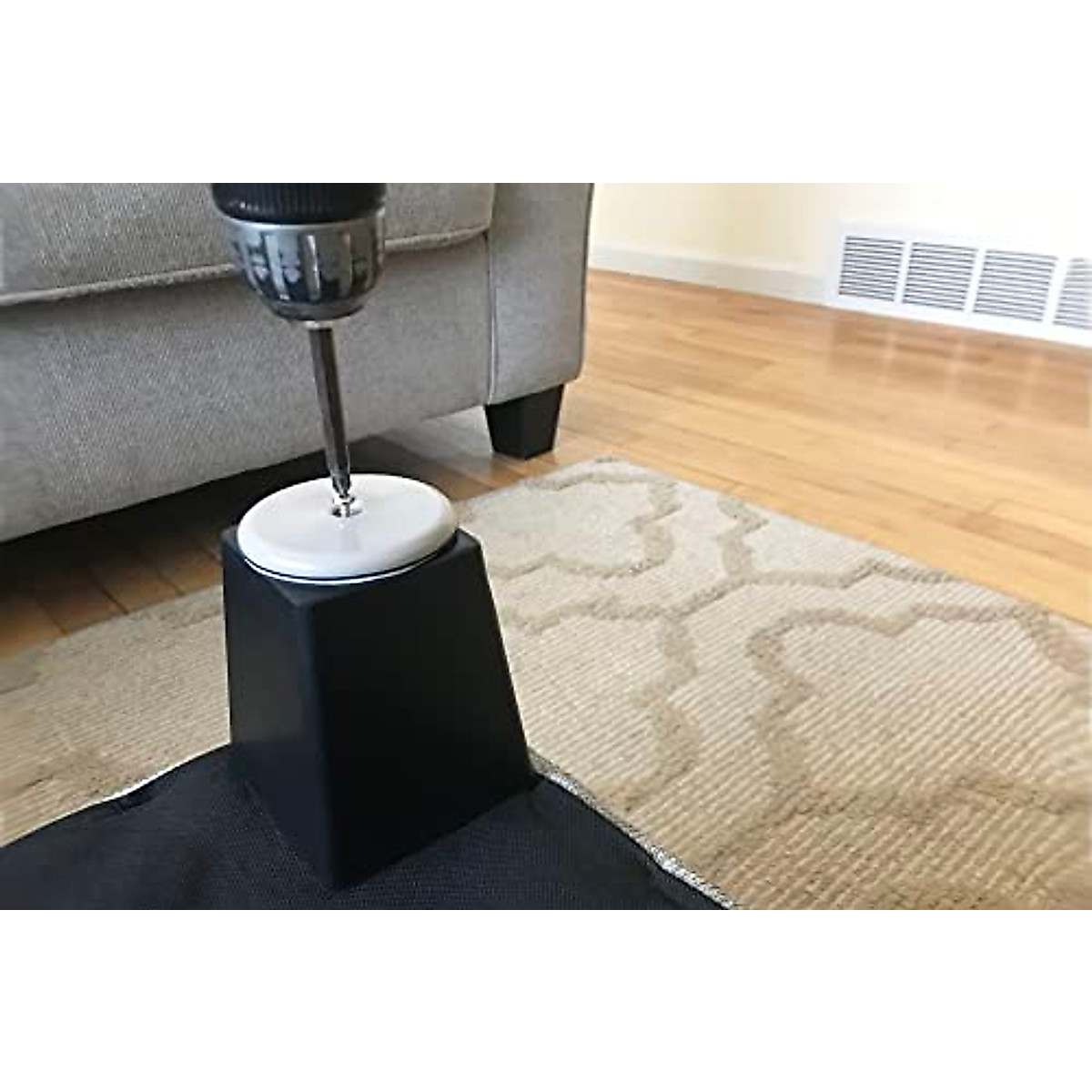 Shepherd Hardware 9454 2-1/2-Inch Round, Adhesive Slide Glide Furniture Sliders, 4-Pack , Beige