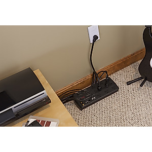 APC Surge Protector with Phone, Network Ethernet and Coaxial Protection, P11VNT3, 3020 Joules, 11 Outlet Surge Protector Power Strip Black