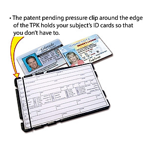 TPK - Tactical Pocket Klipboard | Pocket Clipboard for First Responders | Fits 3" x 5" Index Cards and TacticalKlips FI Cards (TPK)