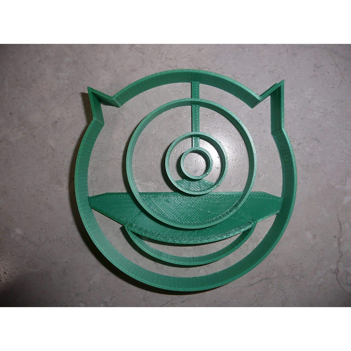 INSPIRED BY MIKE FACE HEAD MONSTERS INC THEME MOVIE CHARACTER COOKIE CUTTER MADE IN USA PR2921