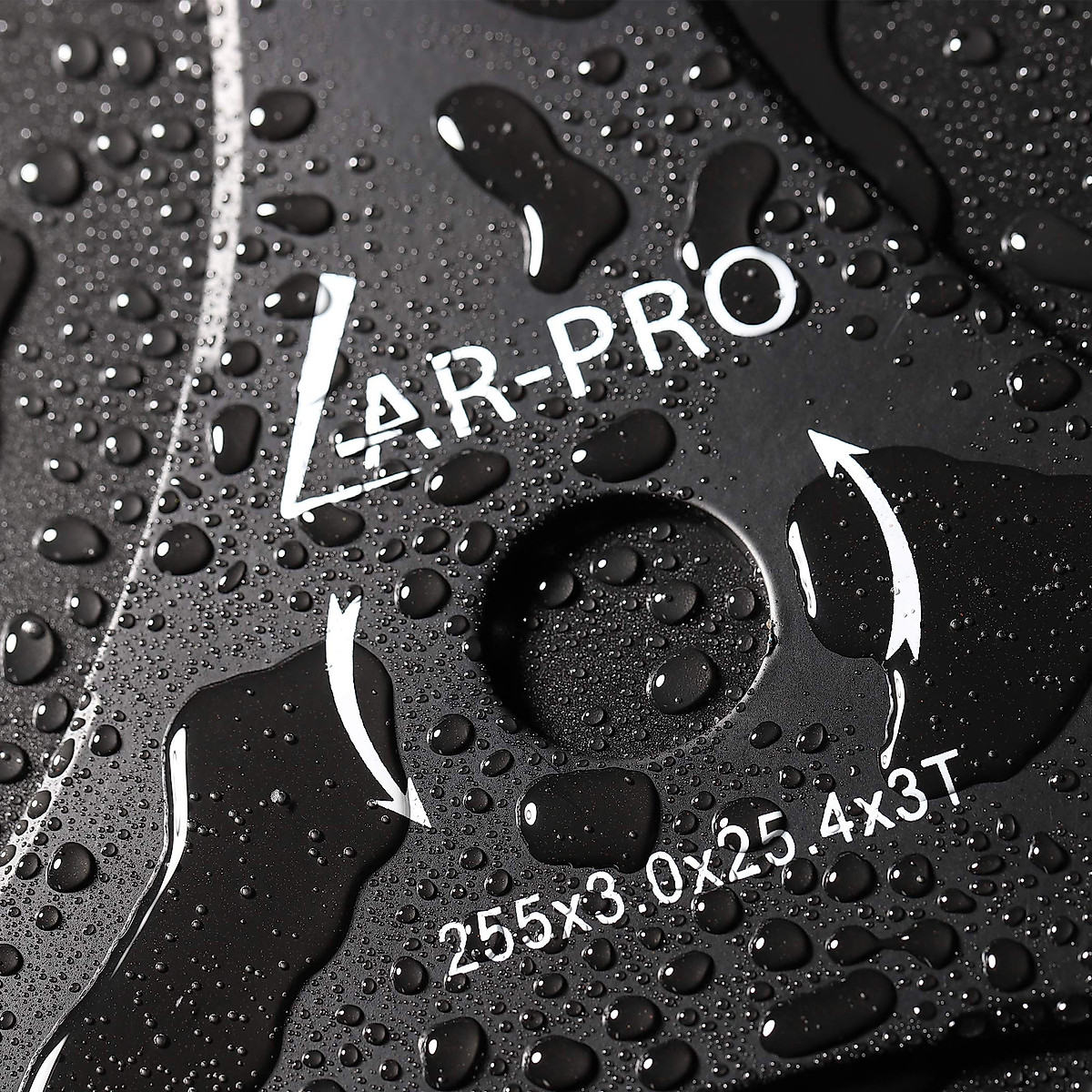 AR-PRO (2-Set 10" x 3T Steel Brush Blades – 2 Blades, 2 Washers and Adaptor Kit | for Cutter, Trimmer, Weed Eater | Made from Carbon Steel, Cuts Like Butter