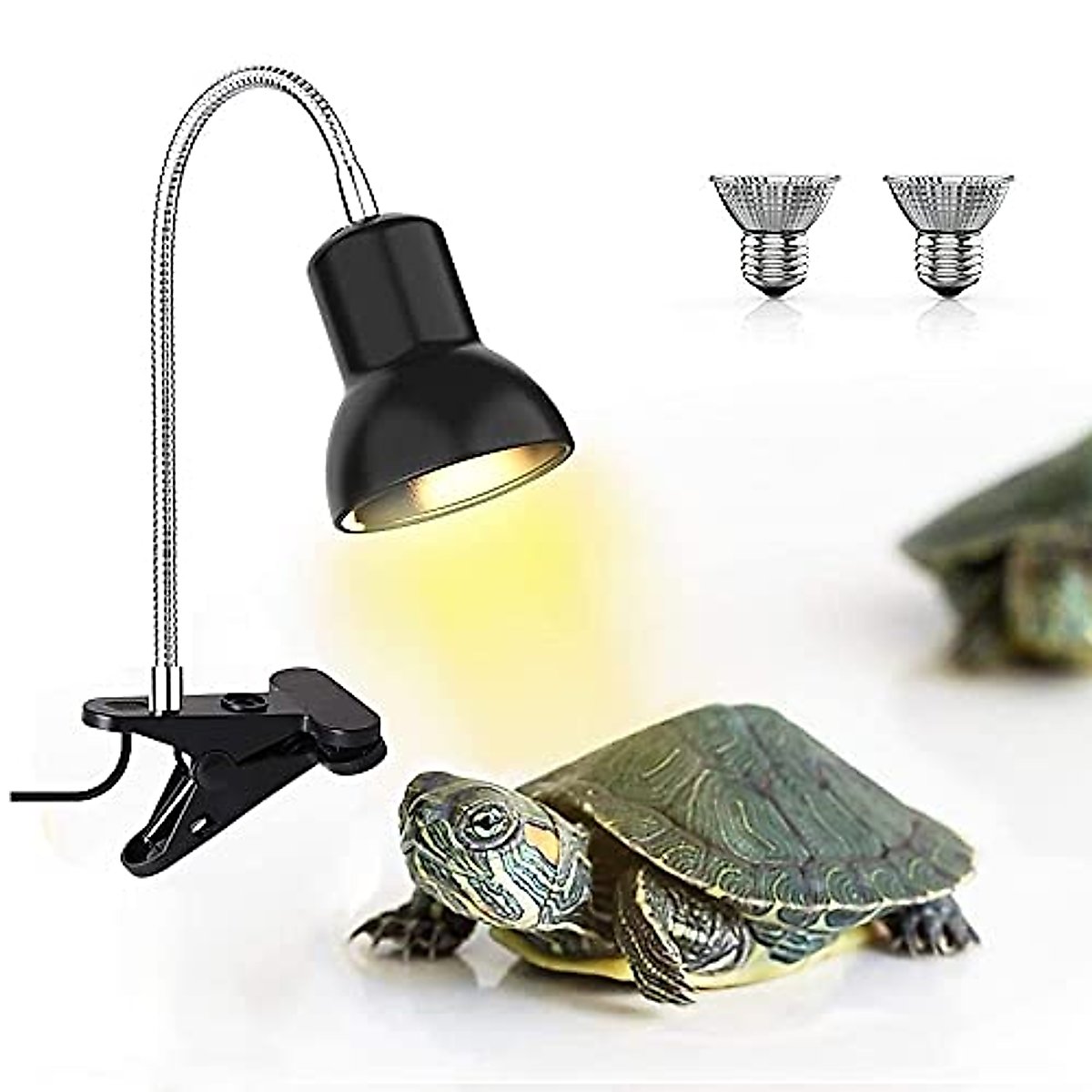 ECOSI 25W UVB Bulb UVA Light Halogen Basking Bulb Reptilian Lamp Lizard Lamp E27 UV Heating Lamp Spot Lamp Full Spectrum Sun Lamp Sunbathe Heat Bulb/Lamp/Light for Turtle Reptile Lizard Habitat-6 Pcs
